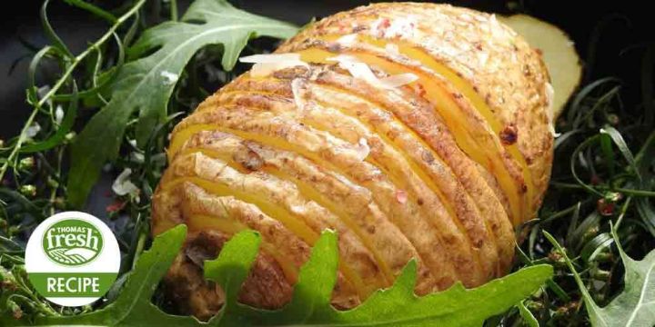 Formal but Easy – Hasselback Potatoes – Thomas Fresh